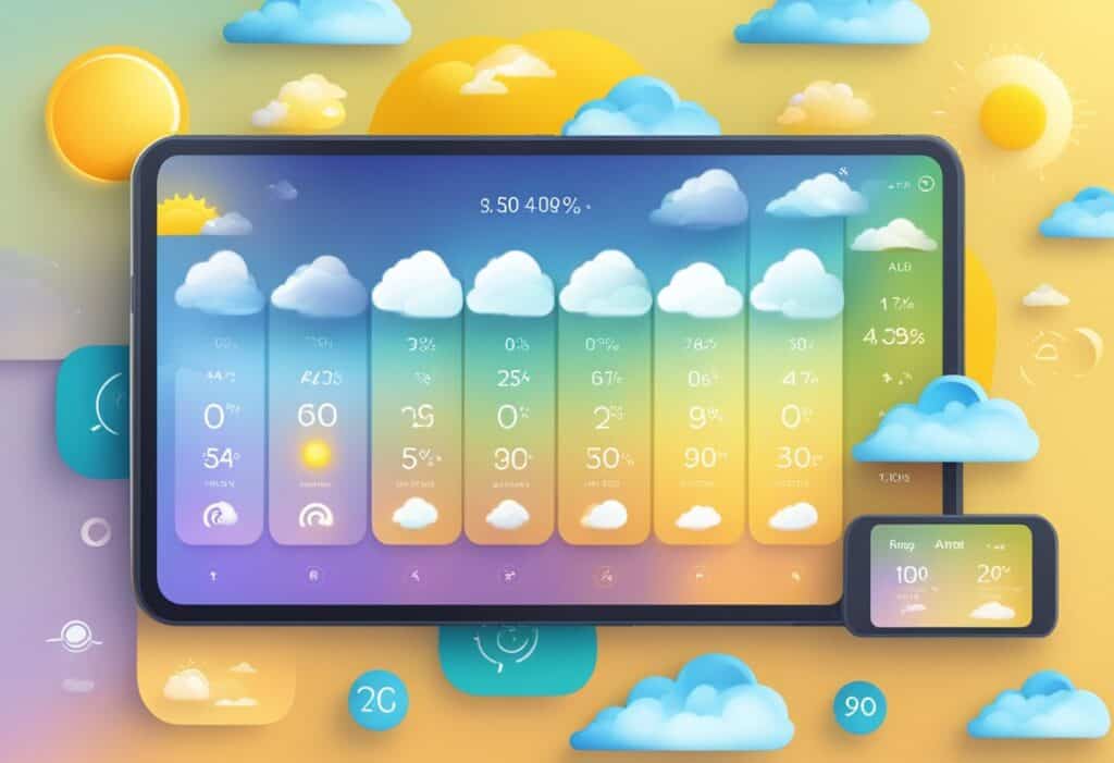 What Does the Percentage Mean on the Weather App?